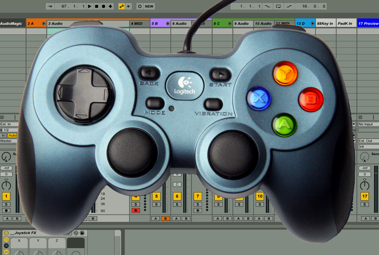 Controlling MIDI in Ableton Live with a Video Game Controller ...